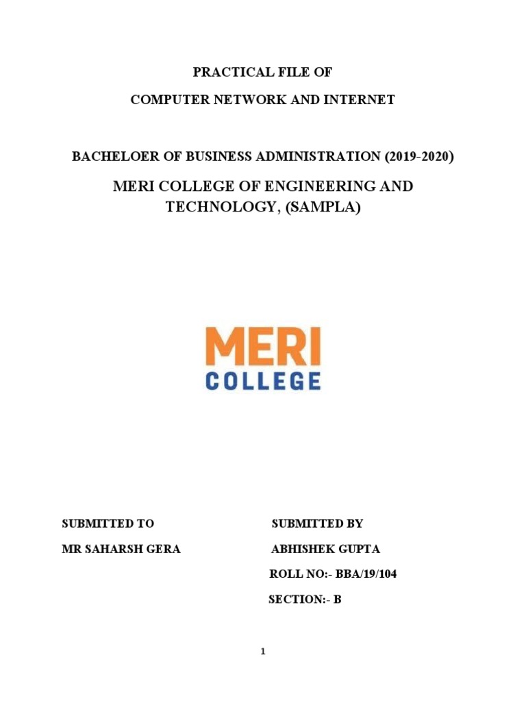 ) Meri College of Engineering and Technology, (Sampla) | Download Free ...