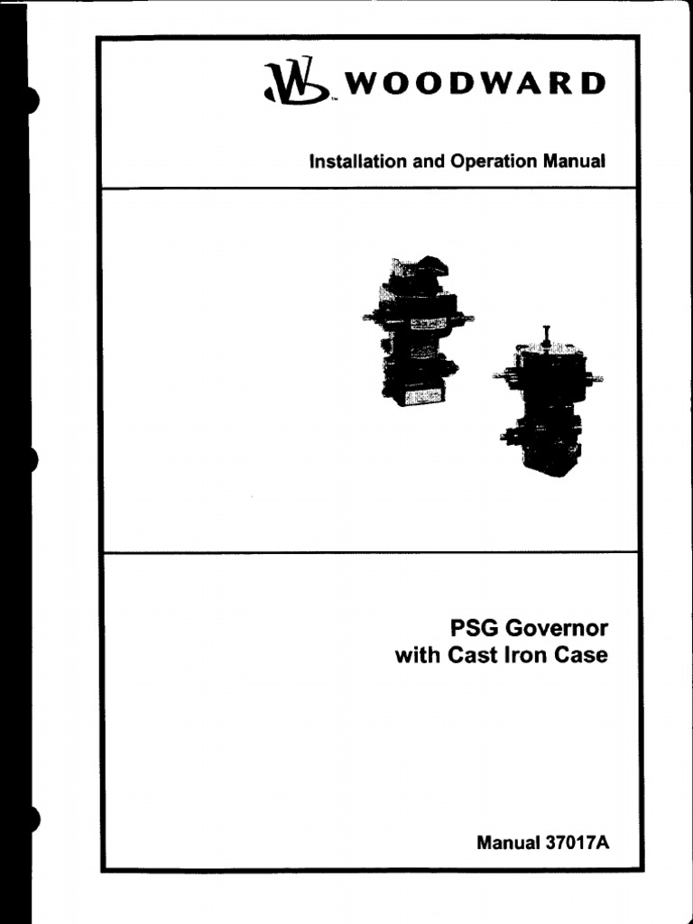PSG Governor Installation & Operation Manual | PDF