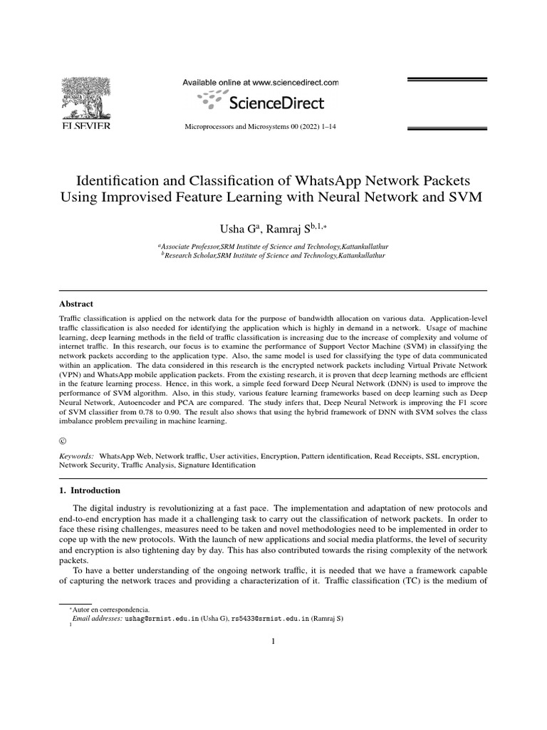 Ecrc Template | Descargar gratis PDF | Receiver Operating Characteristic | Computer Network