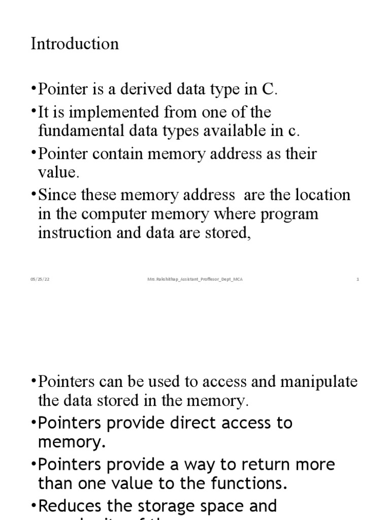 Module 3 Pdf Pointer Computer Programming Parameter Computer Programming 9029