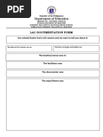 LAC Documentation Form | PDF
