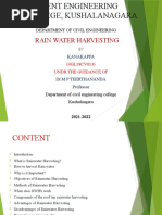 Rainwater Harvesting | PDF | Surface Runoff | Groundwater