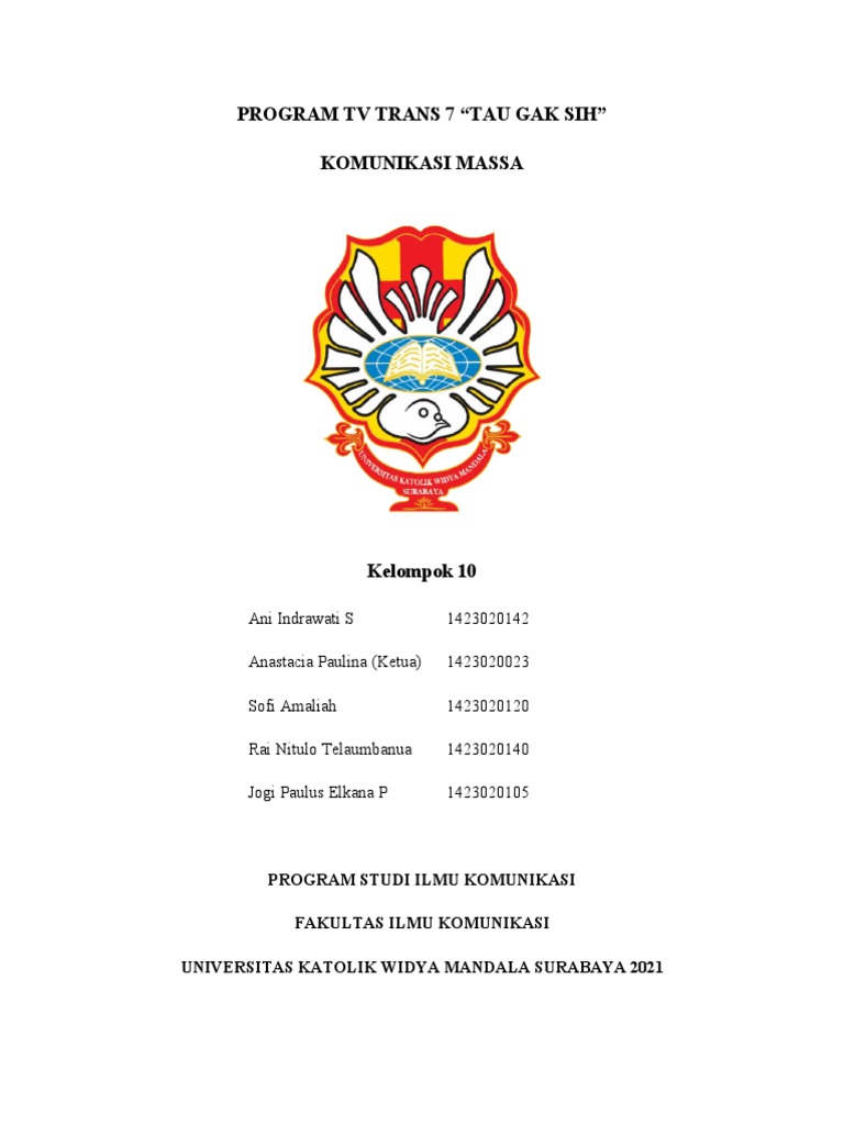 Edukasi Ilmu Pengetahuan di Trans7 | PDF | Ilmu Sosial