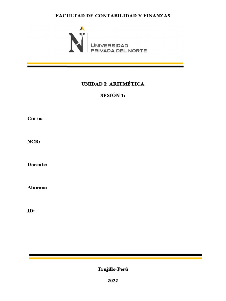 Caratúla Upn Plantilla | PDF