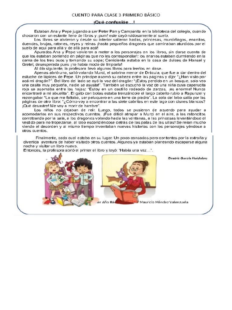 Cuento Infantil: La Escuela de Ranas | PDF
