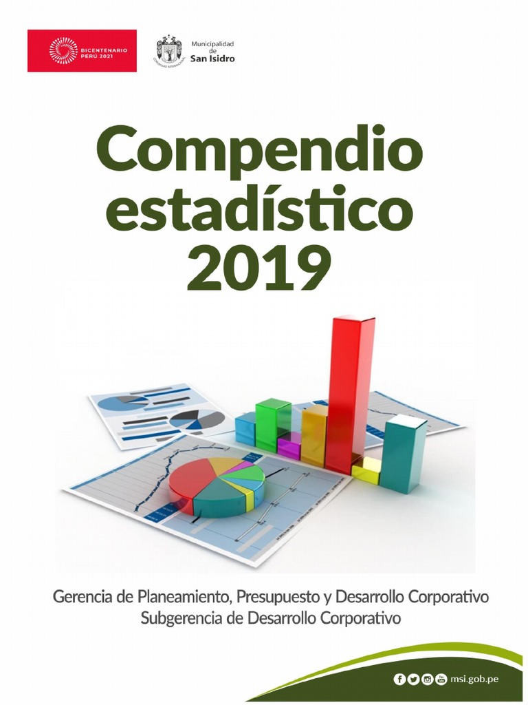 Compendio - Estadistico - 2019 SAN ISIDRO | PDF | Science