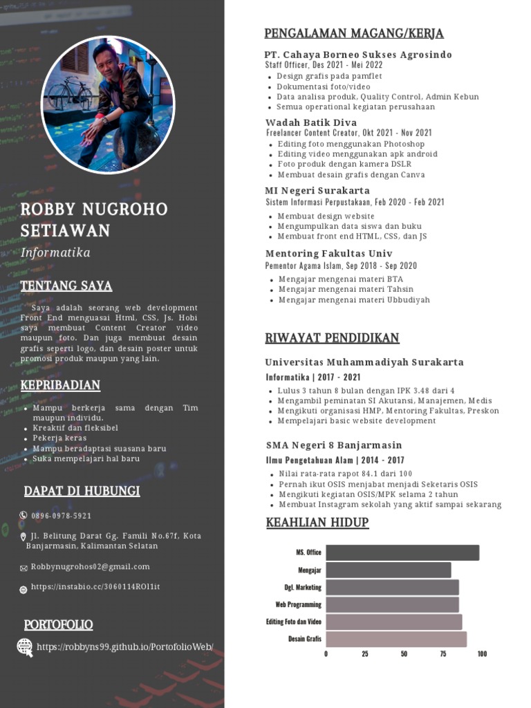 Contoh CV | PDF | Seni