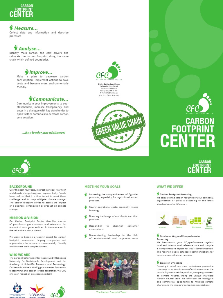 CFC Flyer | PDF | Carbon Footprint | Climate Change