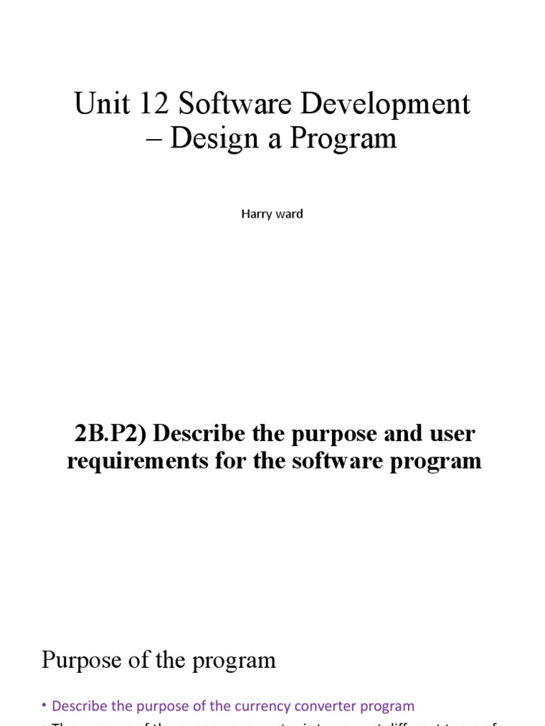 Unit 12 Assignment 2 Template - Resub | PDF | Software | Programming