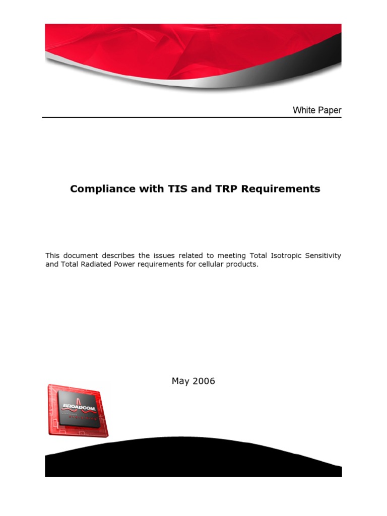 Compliance With TIS and TRP Requirements: White Paper | PDF