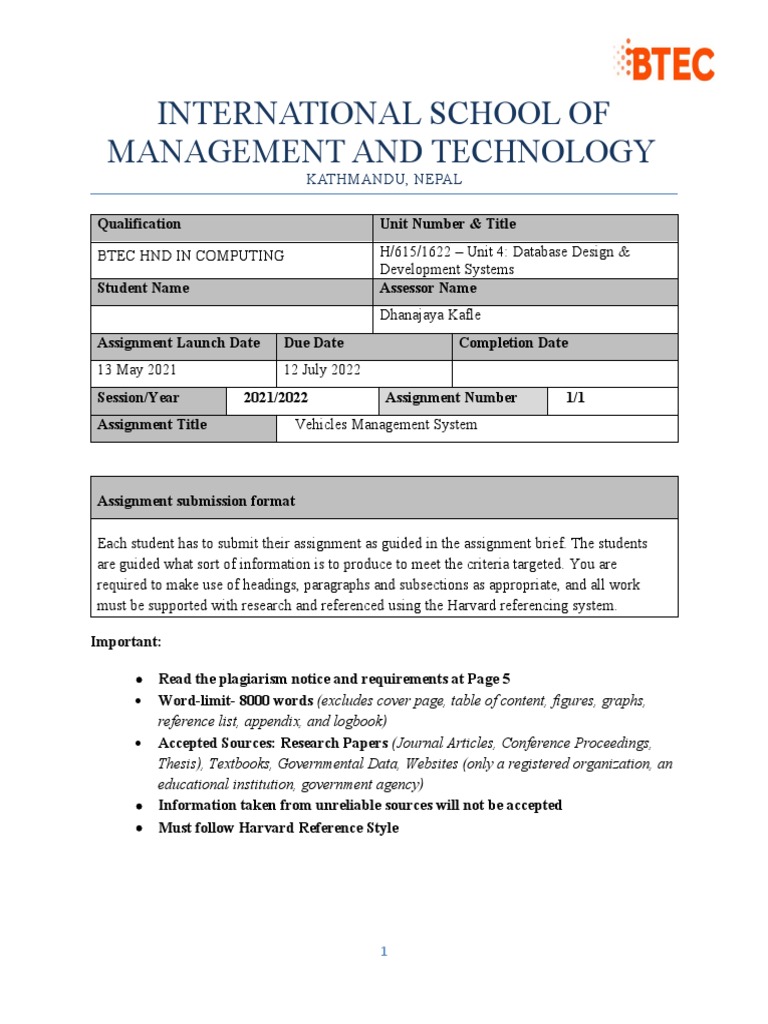 Unit 4 Database Design & Development-2022 | Download Free PDF | Databases | Relational Database