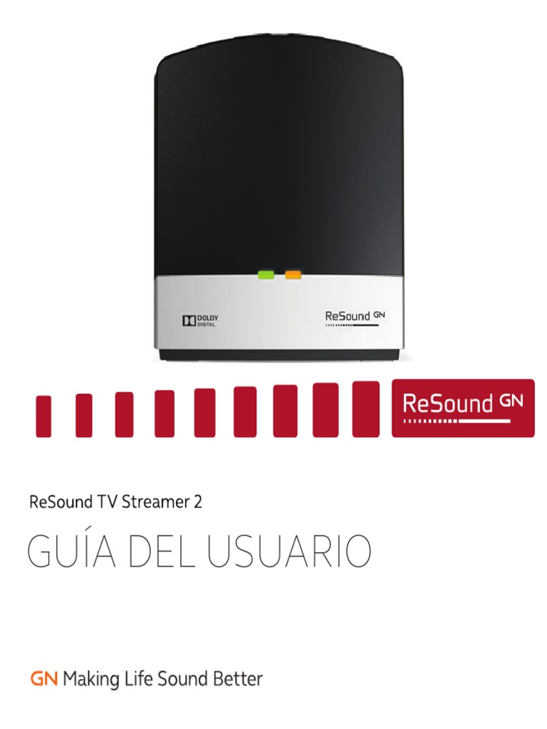 Manual RESOUND TV. Audifono | PDF | Televisión | Radio