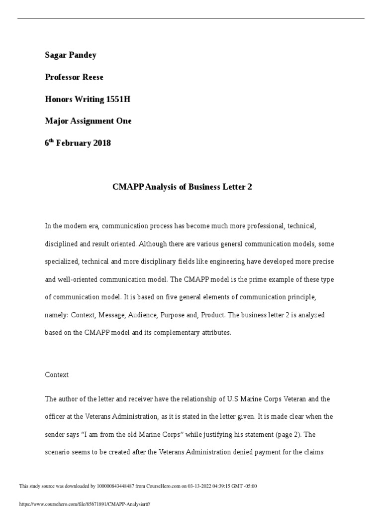 CMAPP Analysis Good One | PDF | Communication | Hospital