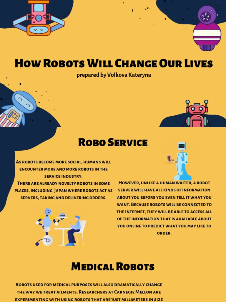 How Robots Will Change Our Lives | PDF | Robot | Robotics