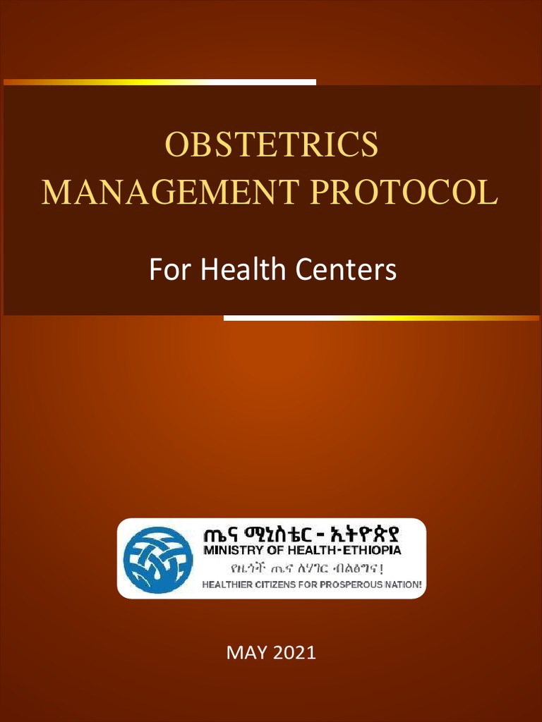 OBS HC PROTOCOL 2021 - Final | PDF | Childbirth | Shock (Circulatory)