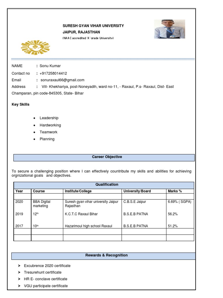 Sonu Kumar: +917258014412: Vill-Khekhariya, Post-Noneyadih, Ward No-11, - Raxaul, P.S - Raxaul ...