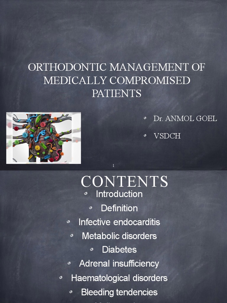 Managing Orthodontic Care for Medically Compromised Patients | PDF ...