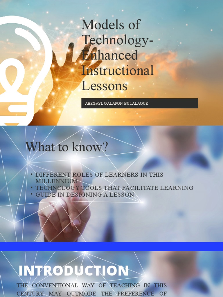 Technology-Enhanced Instructional Models | PDF | Learning | Blog