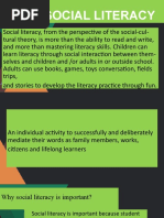 Understanding Social Literacy in Education | PDF | Literacy | Human ...