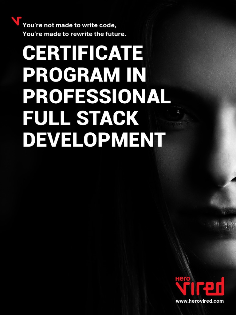 Hero Vired FSD Brochure PT | PDF | Angular Js | World Wide Web