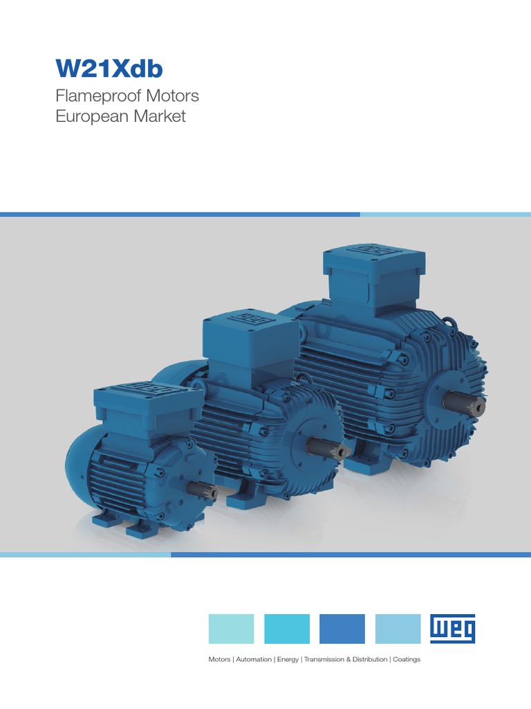 WEG W21Xdb Flameproof Motors 50100581 Brochure English Web | PDF ...