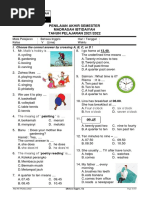 Soal Penyisihan Kmsi 2023 B.inggris Level 1 (Type B) | PDF | Foods | Food And Drink