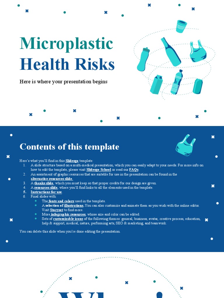 Microplastic Health Risks by Slidesgo | PDF | Planets | Solar System
