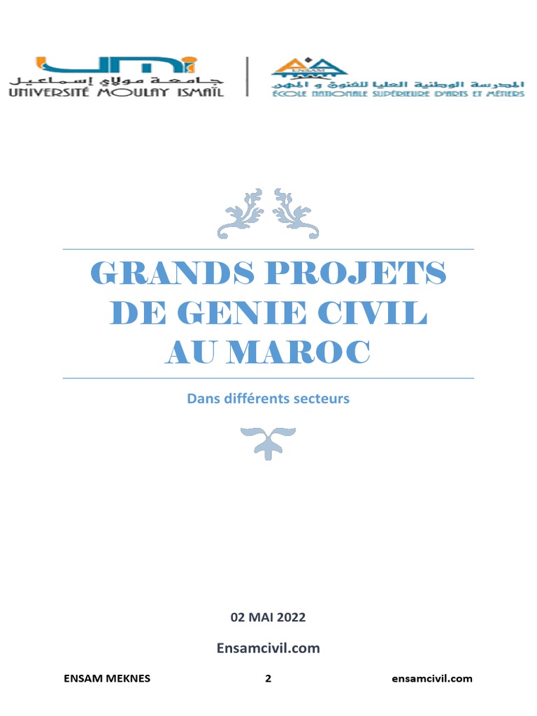 Grands Projets de Génie Civil au Maroc | PDF | Maroc | Port