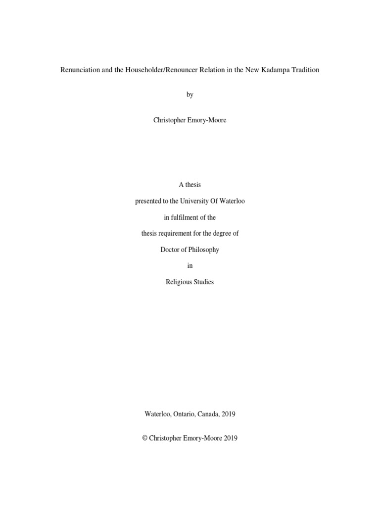 Emory Moore Christopher | PDF | Tibetan Buddhism | Vajrayana