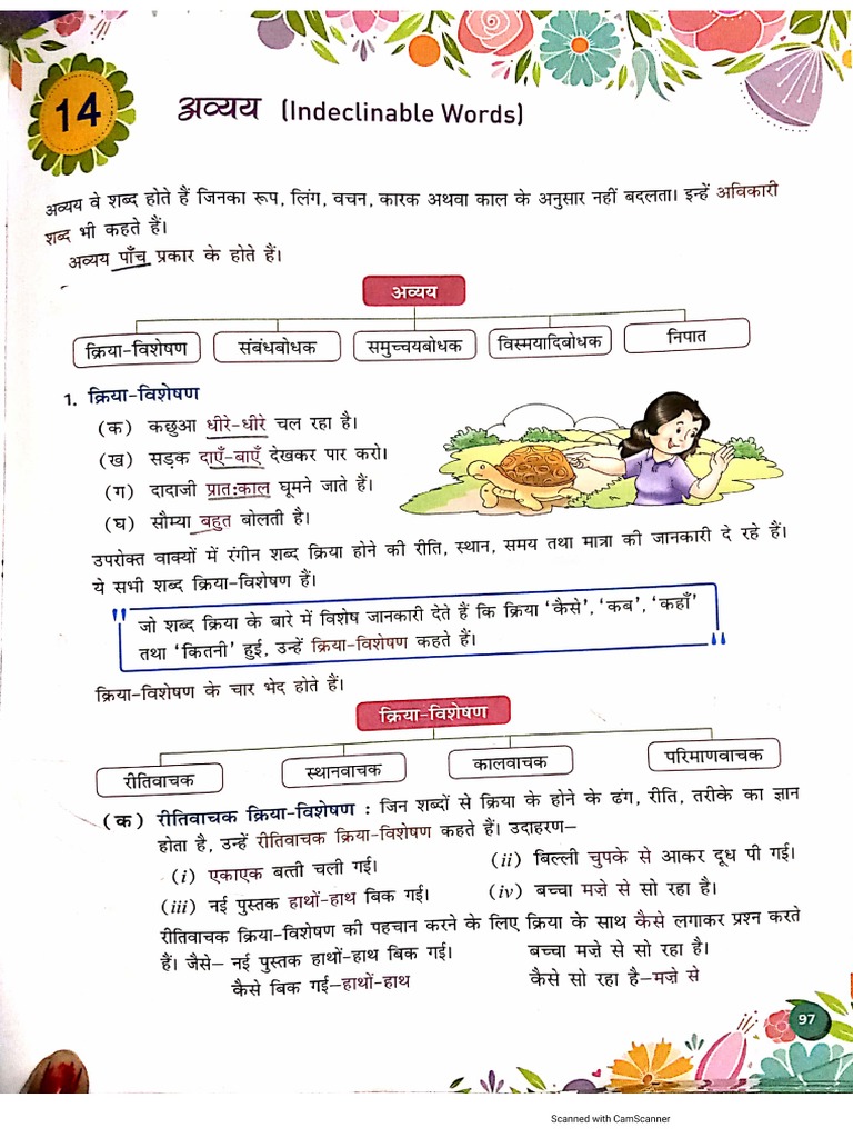 7 Hindi L14 Avyay | PDF
