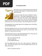 The Gingerbread Man Play Script | PDF