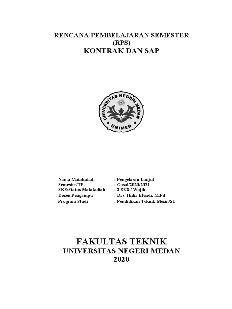 RPS Pengelasan Lanjut | PDF