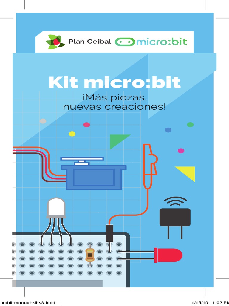 Microbit Manual Kit | PDF | Diodo emisor de luz | Resistencia Eléctrica ...