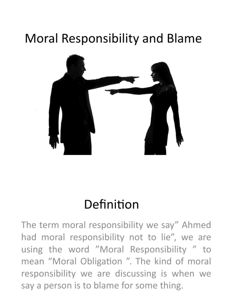 Moral Responsibility and Blame | PDF | Free Will | Guilt (Emotion)