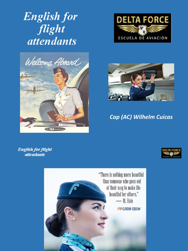 English For Flight Attendants | PDF | Industrias de servicio | Aeronáutica
