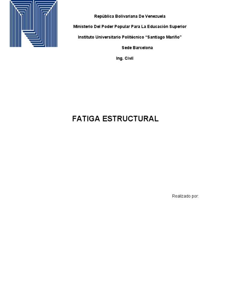 Fatiga Estructural en Ingeniería Civil | PDF | Fatiga (material ...
