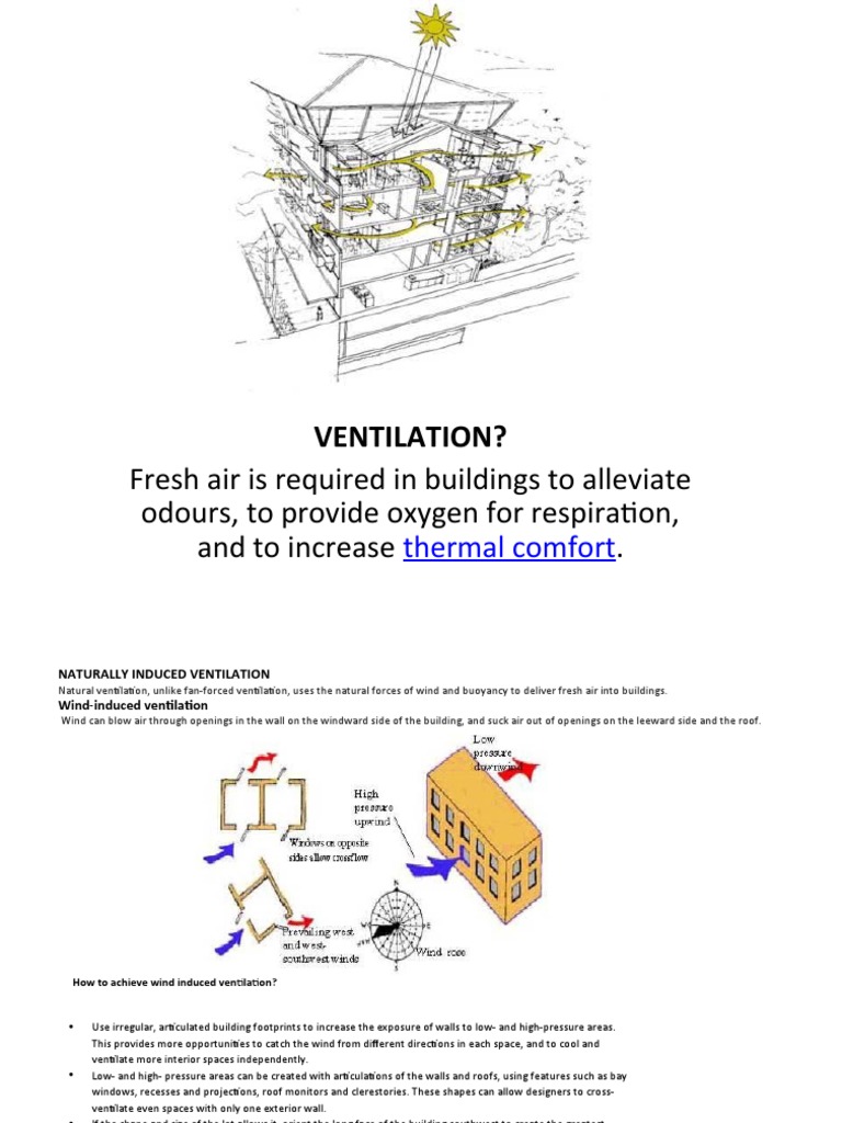 Natural Ventilation Strategies for Buildings | PDF | Ventilation ...