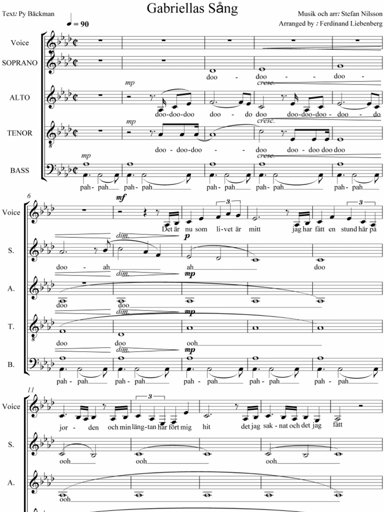 Gabriellas Song 0001 | PDF