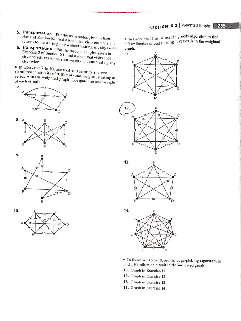 GEMath Graph Theory Assignment 2 | PDF