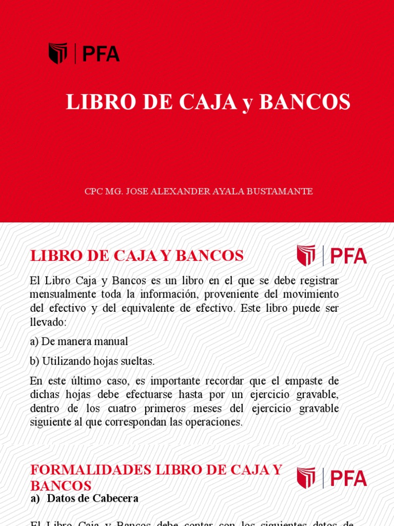 Libro de Caja y Bancos: Guía Práctica | PDF | Bancos | Dinero