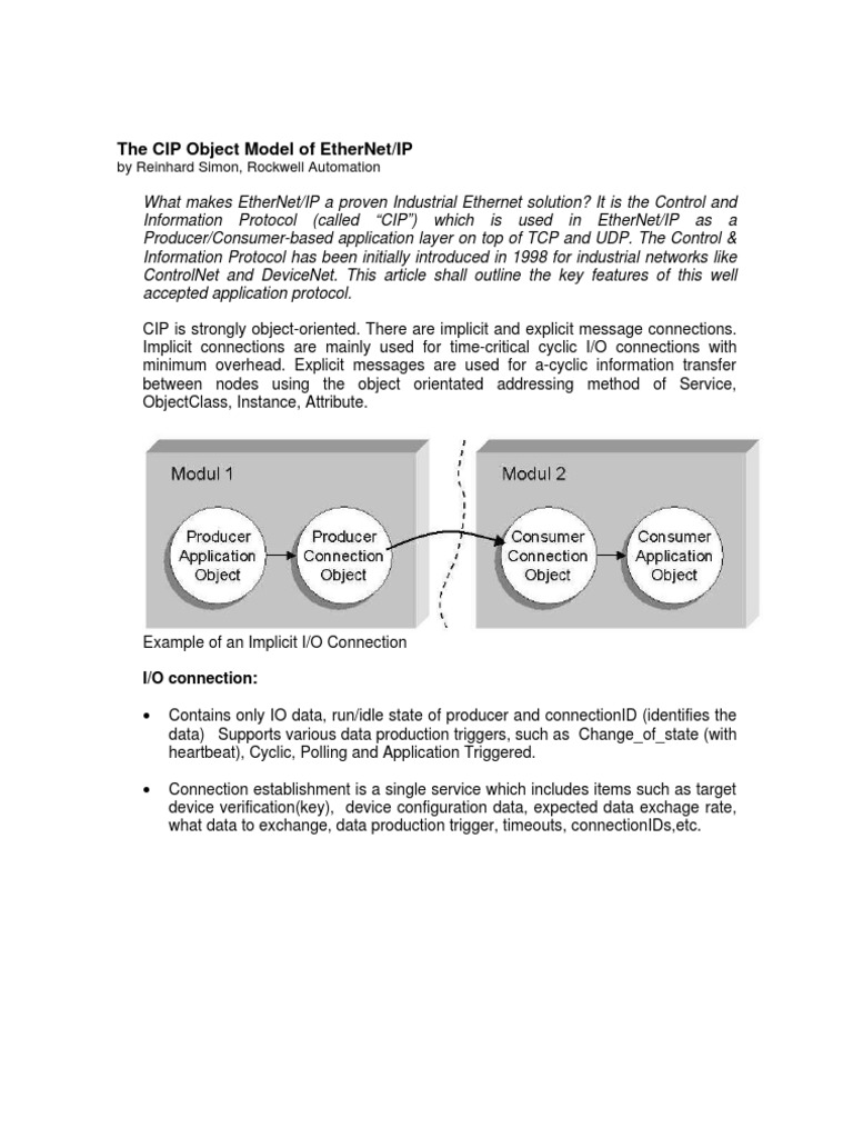 Cip On Ethernet Ip Address File Transfer Protocol