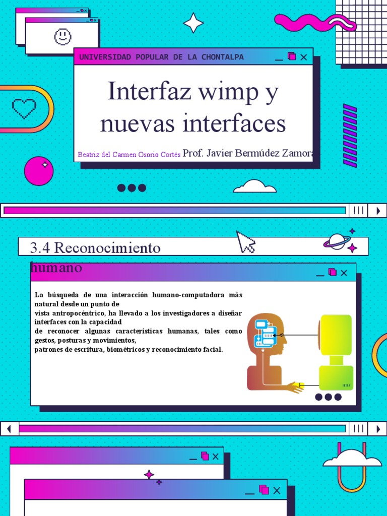 Interfaz WIMP y Nuevas Interfaces | PDF | Biometría | La interacción ...