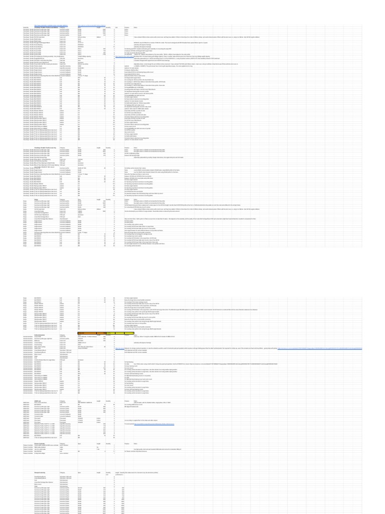 6DOF Motion Simulator Components List | PDF | Bearing (Mechanical ...