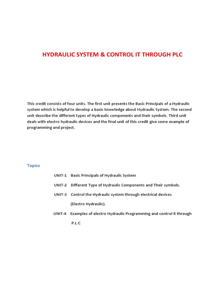Hydraulic Study Material Compressed | Download Free PDF | Pump | Pressure