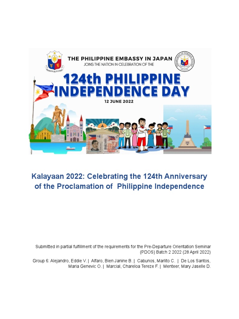PDOS EP Group 6 - Kalayaan 2022 | PDF | Philippines