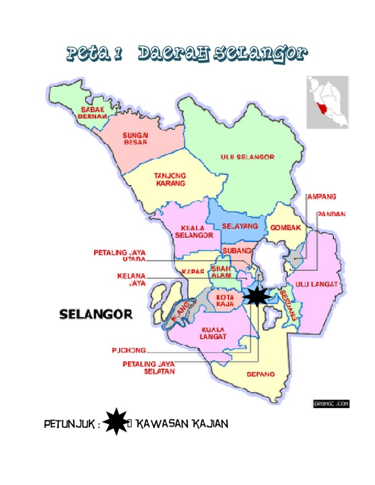 Peta Selangor | PDF