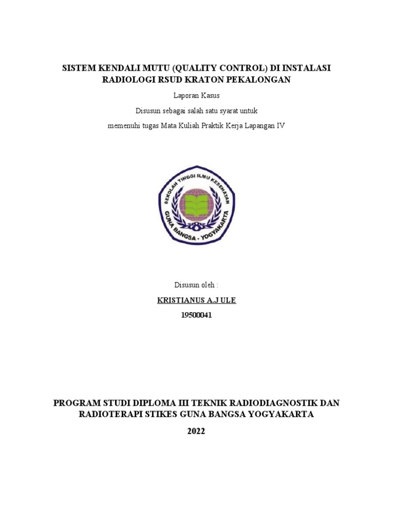 Sistem Kendali Mutu | PDF