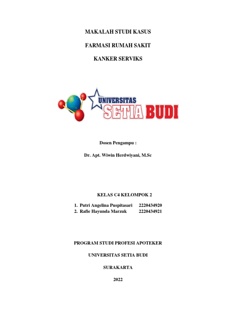 Makalah Studi Kasus Farmasi Rumah Sakit (Kasus Bu Wiwin) | PDF