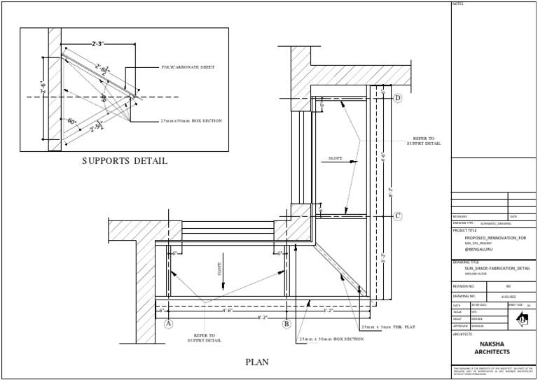 Standard Sunshade Dimensions for Building | PDF