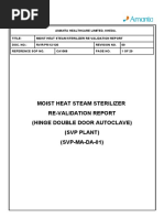 Autoclave Validation Comparison of Different Guideline | PDF ...